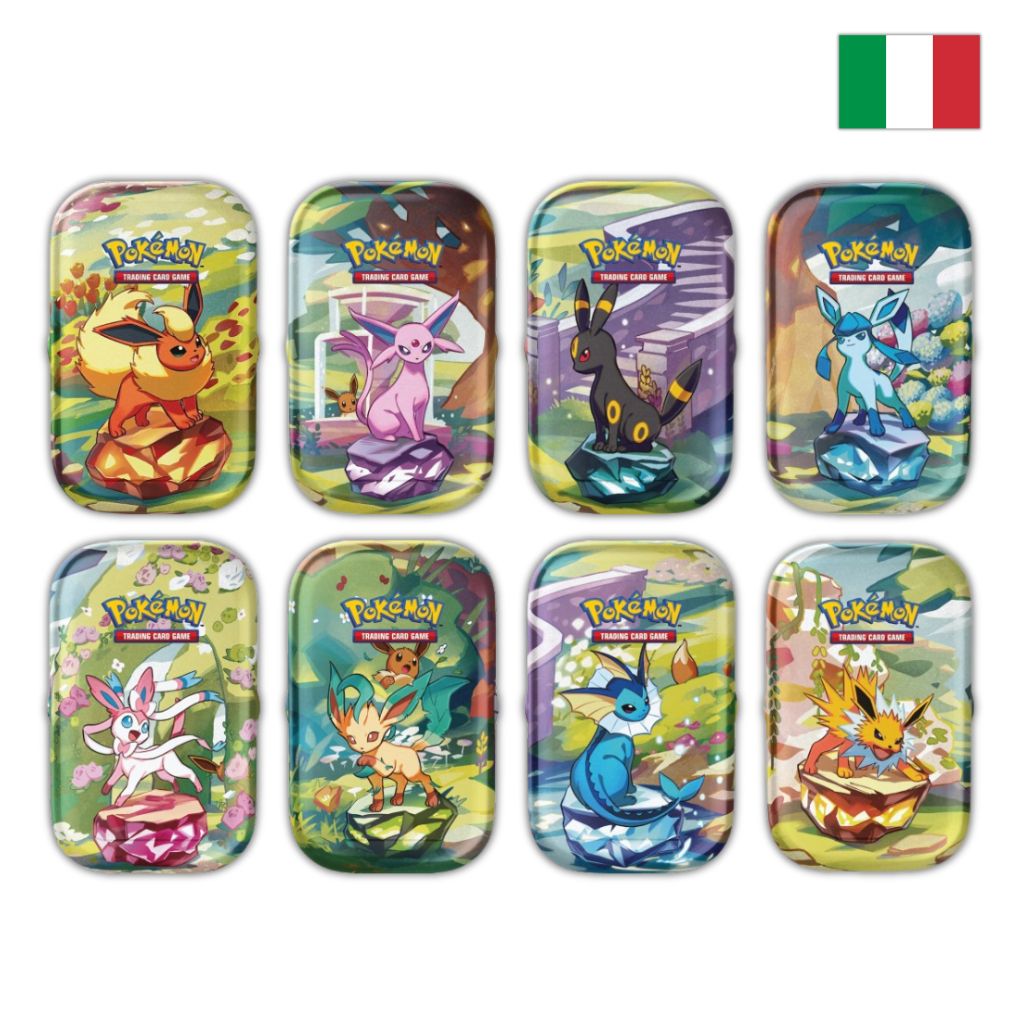 Pokémon Card Game | Mini Tin da Collezione Evoluzioni Prismatiche – Se – Pokévertu